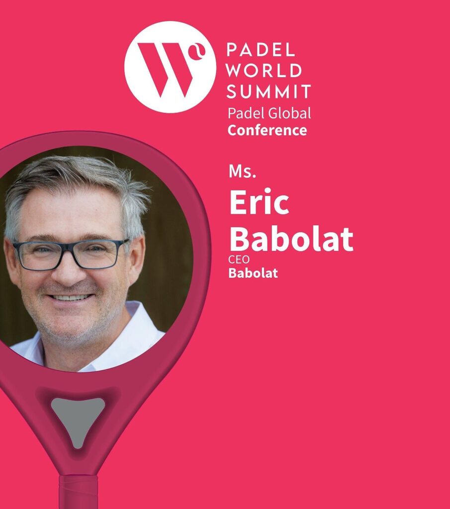 Pádel y sueño olímpico: Eric Babolat ofrecerá su visión sobre la ...